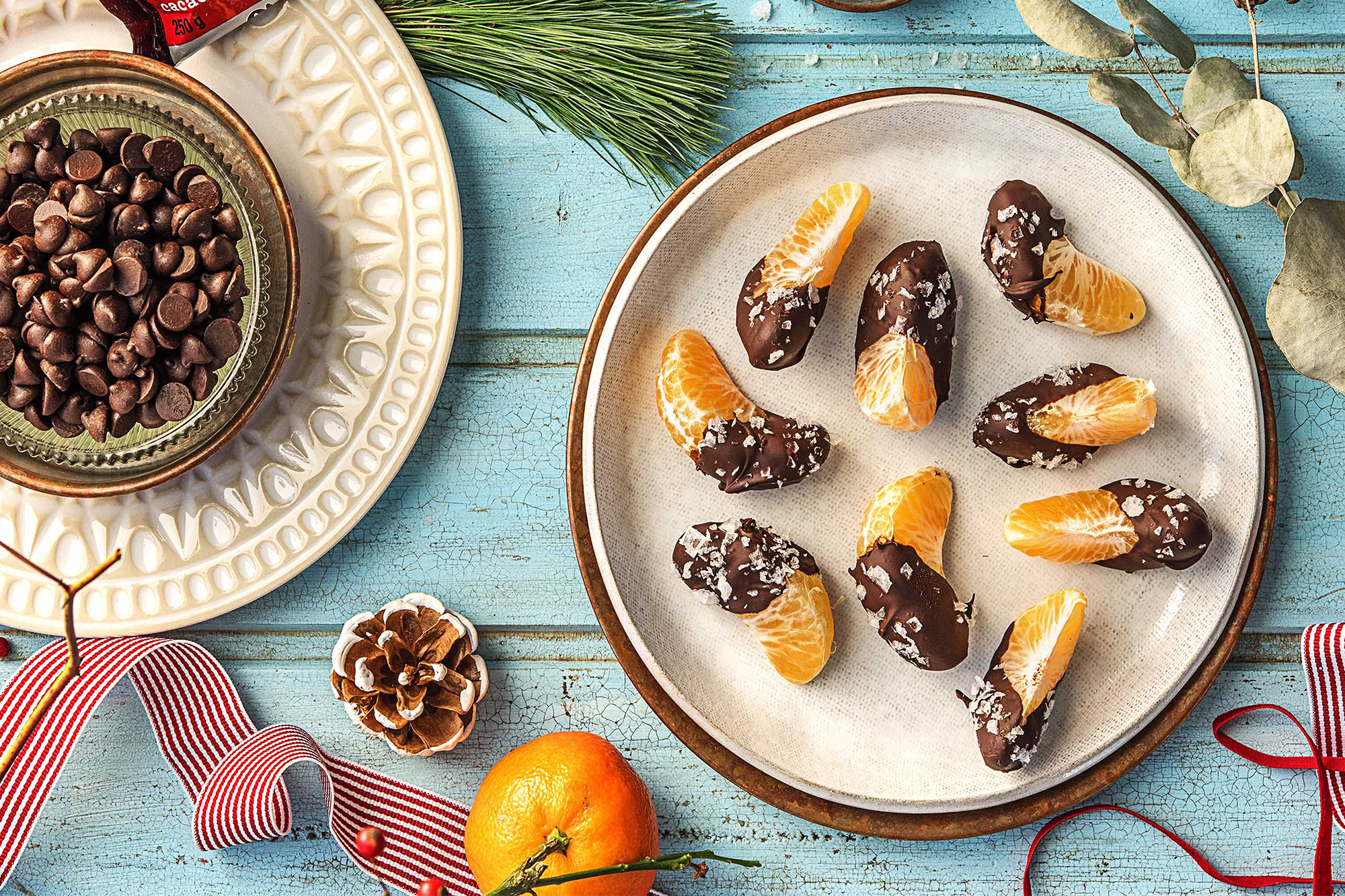 Chocolate Dipped Clementine Recipe with Sea Salt|HelloFresh Magazine